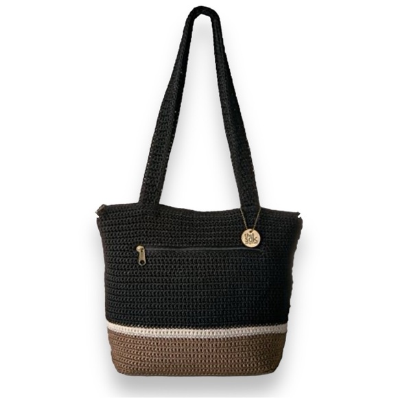 The Sak | Bags | The Sak Riviera Tote Black Block Shoulder Bag With Top ...